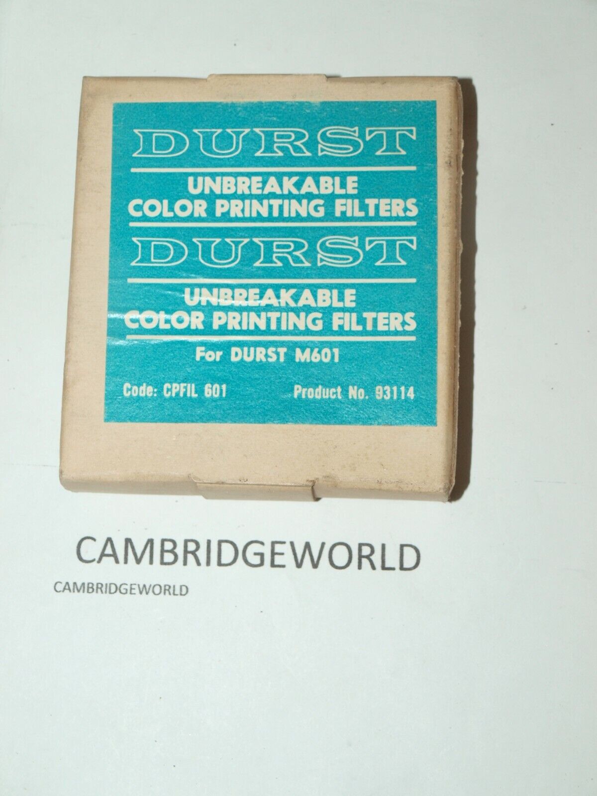 DURST unbreakable color printing filters for DURST M601 ENLARGER NEW i