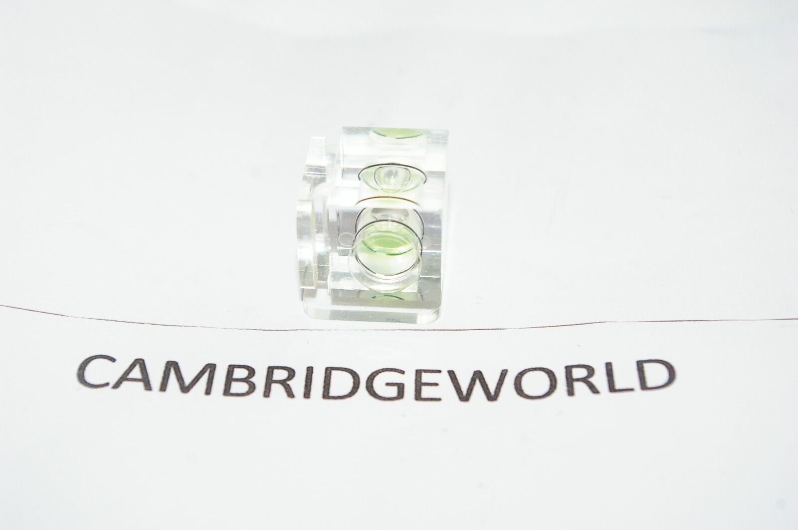 Spirit Bubble Level for Cameras with flash shoe