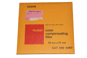 Kodak Color Compensating Filter - CC05G 75mm