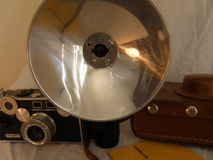 Vintage Argus C3 The Brick 35mm Film Camera +Case + Flash All Works