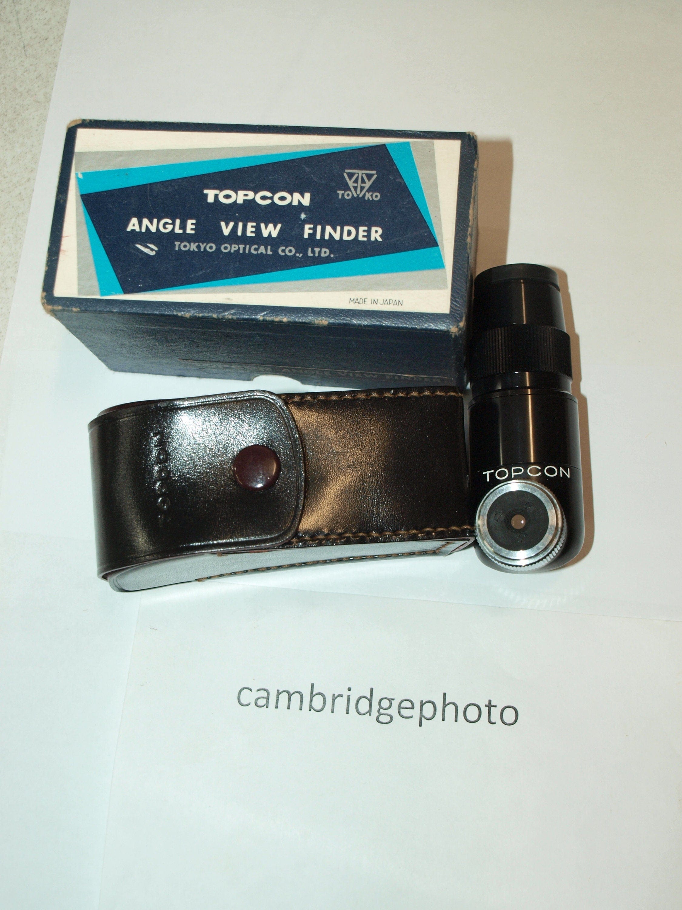 NEW old stock Topcon Right angle viewer in original factory box with c
